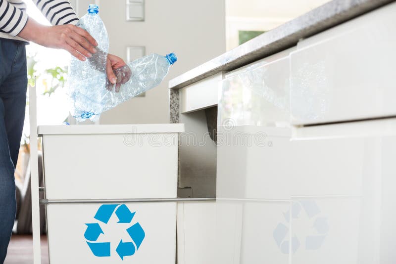 Person Throwing Plastic Bottles Stock Photo - Image of recycling ...