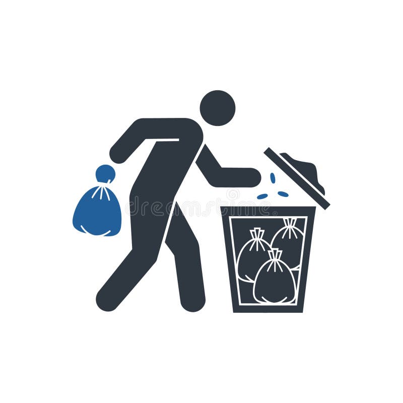 Person Trash Symbol Stock Illustrations – 4,555 Person Trash Symbol ...