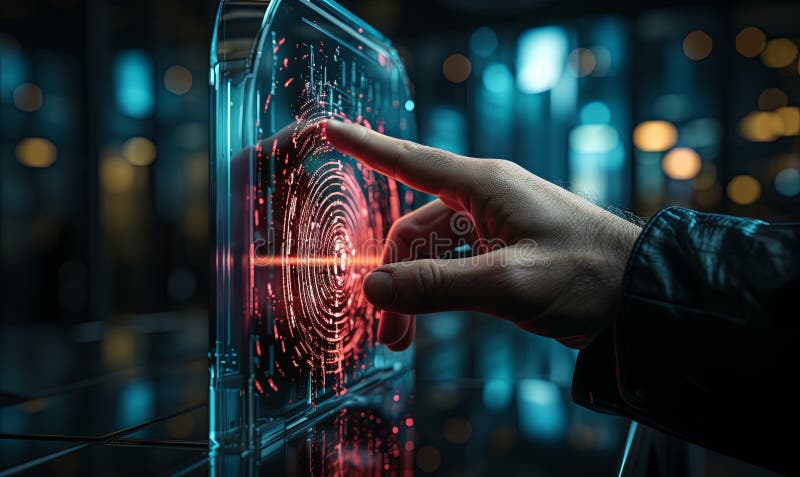 Person Touching Device with Finger Stock Photo - Image of touch, mobile ...