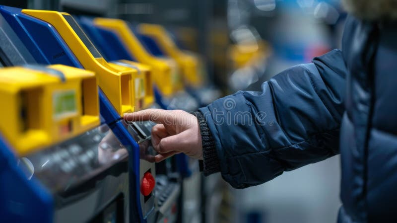 Man Touching a Machine Learning Concept Stock Image - Image of concept ...