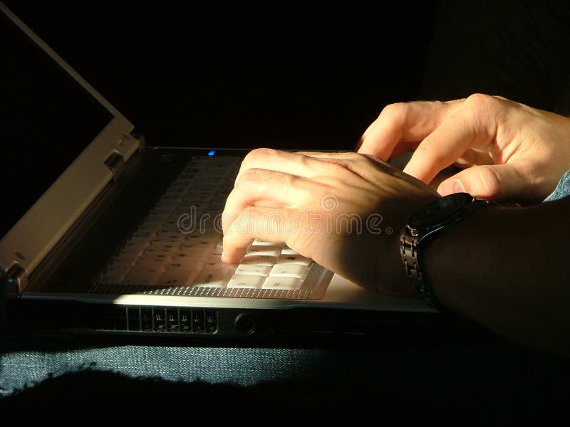 Person typing stock image. Image of type, wrist, button - 328047