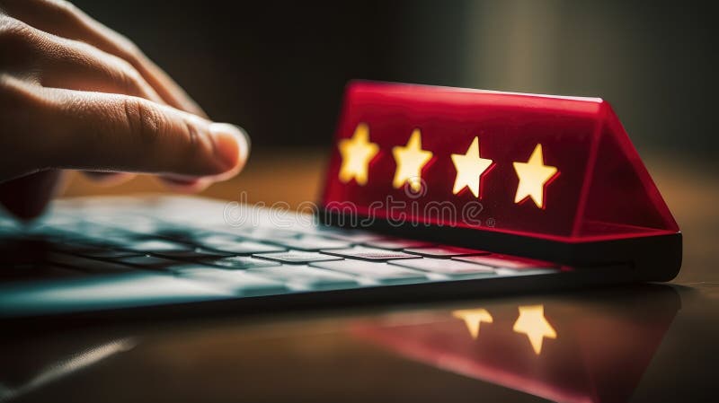 Person is Typing on Computer Keyboard with Their Right Hand. the Cursor ...