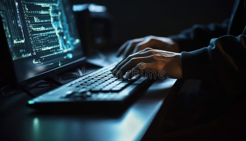 Person Typing on a Laptop Typing on Laptop Typing on Keyboard Stock ...