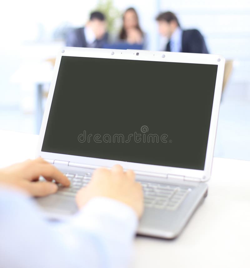 Person Typing on a Modern Laptop Stock Image - Image of study, business ...