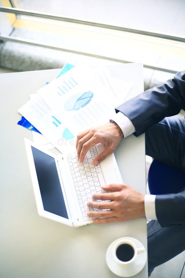 Person Typing on a Modern Laptop Stock Image - Image of email ...