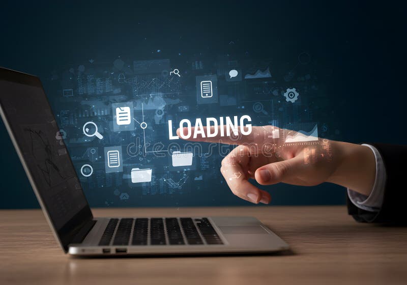 Uploading Data To Cloud Server on Laptop for File Management and Data ...