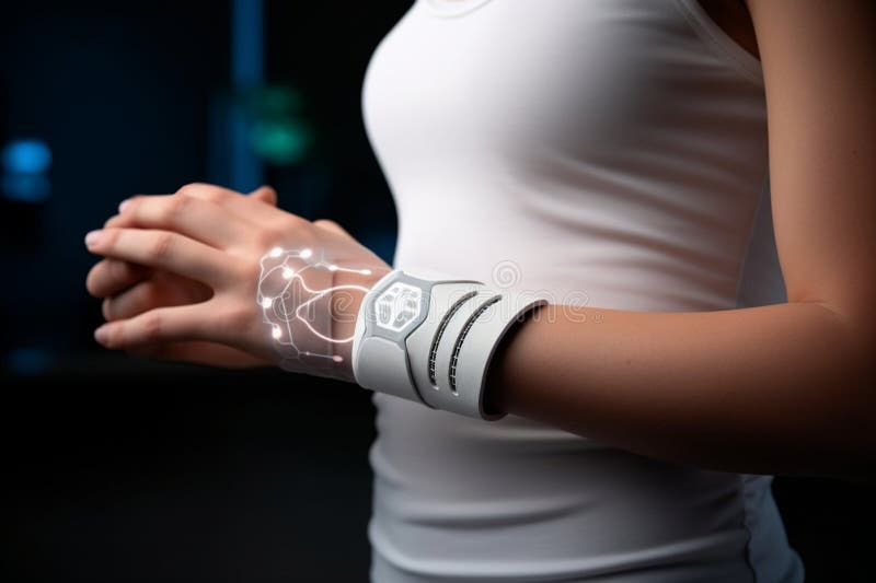 Person Using Biohacking Devices for Health Optimization, Home ...