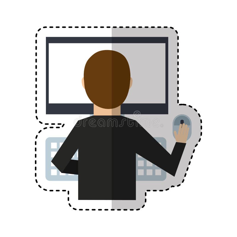 Computer Programmer Pictogram Stock Illustrations – 1,237 Computer ...