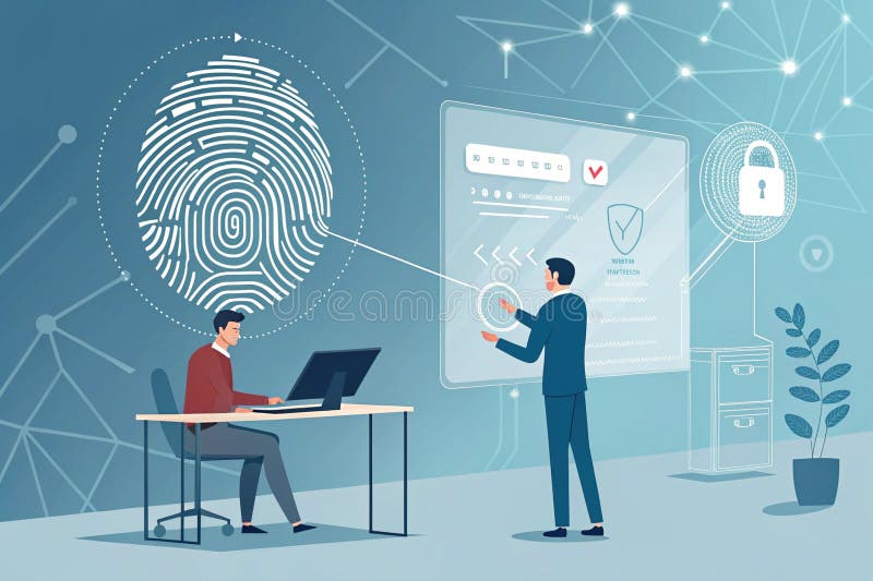 Person Using Computer with Interactive Data Management Interface Stock ...