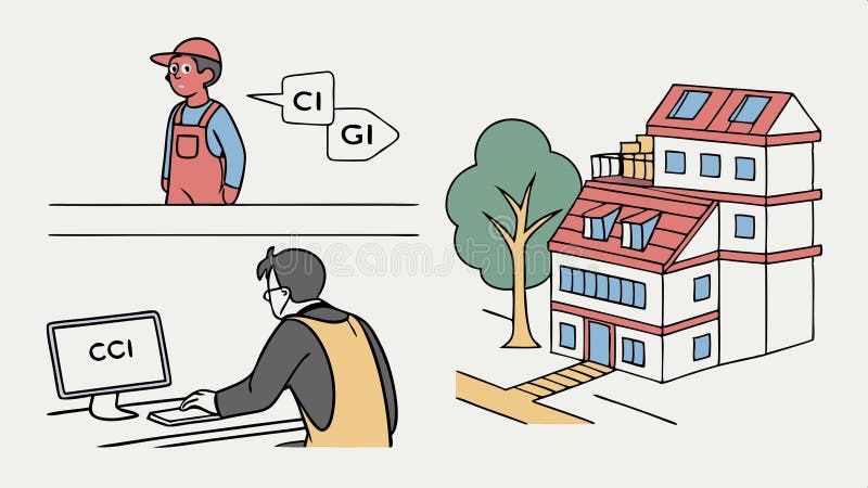 Person Using Computer, Office Work, Digital Technology and Modern ...