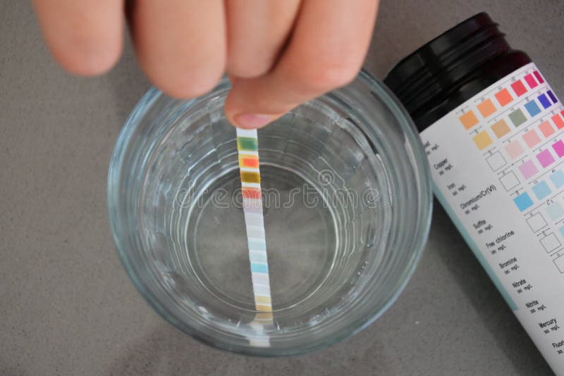 Person Using a Drinking Water Test Kit Stock Photo - Image of care ...