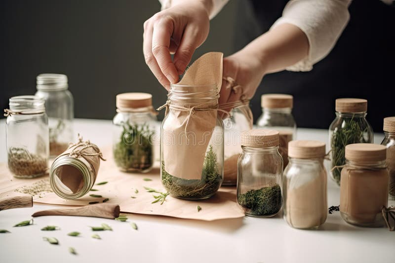 Person, Using Eco-friendly Product To Preserve the Environment Stock ...