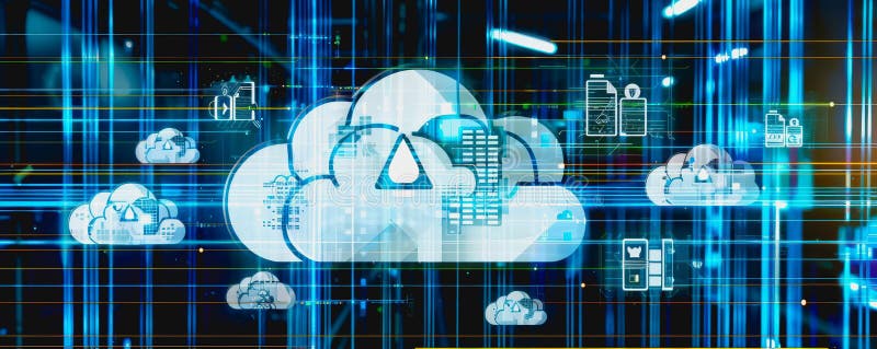 Person Using Holographic Cloud Interface in High-tech Data Center Stock ... Person Using Holographic Cloud Interface in High-tech Data Center Stock ...