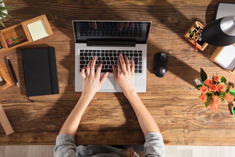 Person Using Laptop Computer Stock Photo - Image of browse, monitor ...