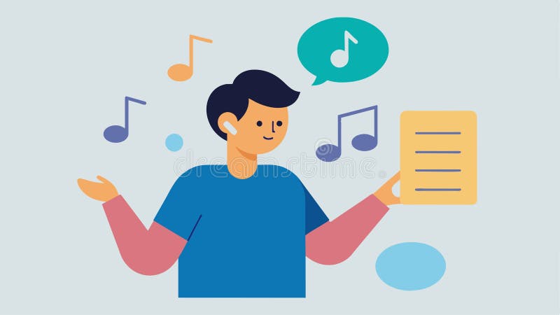 A Person Using Music To Aid in Memory Recall by Creating a Song or ...