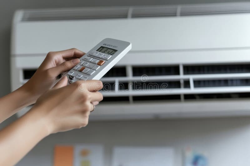 Adjusting Temperature Settings with a Remote Control for Air ...