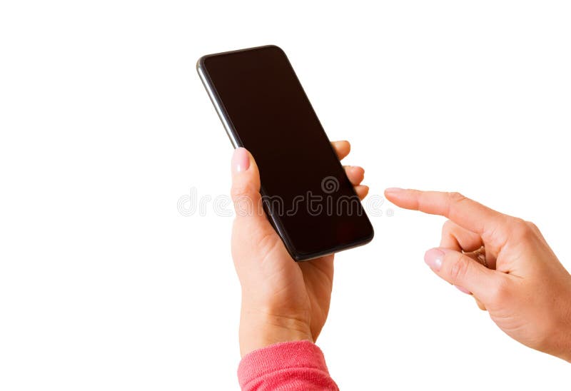 Person using smartphone stock photo. Image of finger - 178147446
