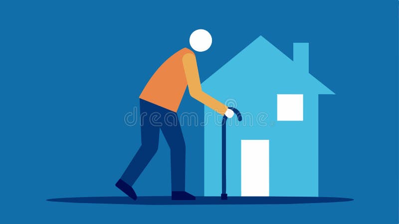 A Person Using a Walker or Cane Confidently Moving Around Their Home ...