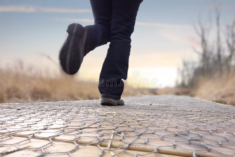 Person walking / jogging stock image. Image of morning - 36702007