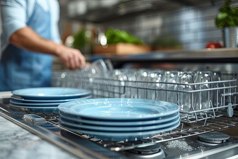 Person Washing Dishes Restaurant Stock Illustrations – 20 Person ...