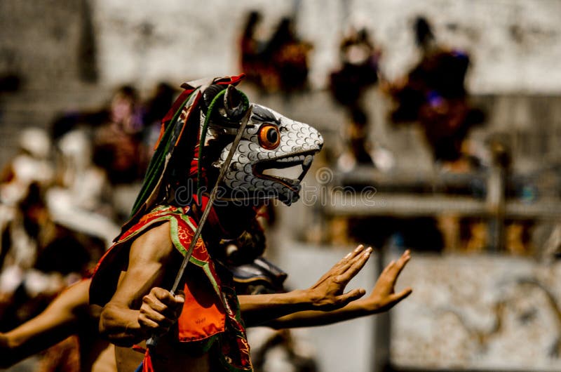 Person Wearing Traditional Mask Dancing Picture. Image: 109914848