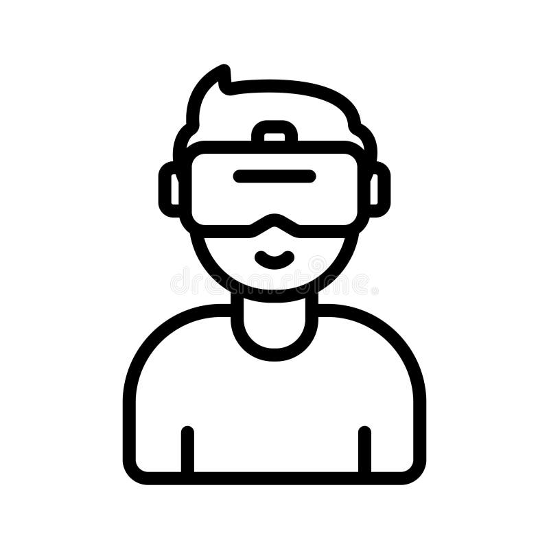 A Person Wearing a VR Headset, Representing Immersive Virtual ...