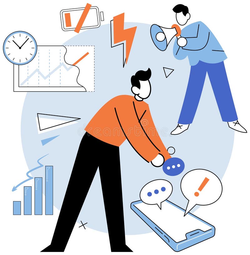 Person Work with Business System, Organizing Data, Analyzing Statistics ...