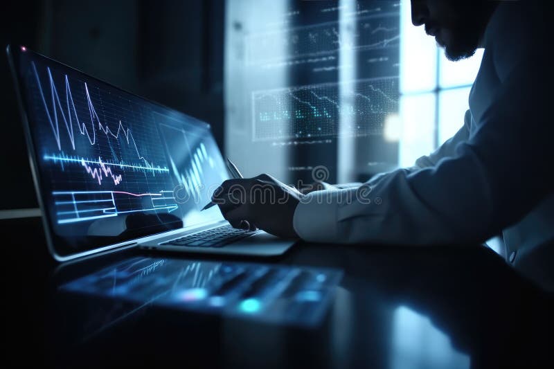 A Person is Working at a Computer. Automated Software for Efficient ...