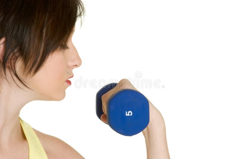 Person Working Out stock photo. Image of person, side - 4216406