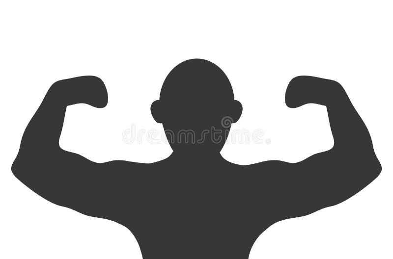 Persona Calva Que Dobla Los Brazos Foto de archivo - Imagen de ...