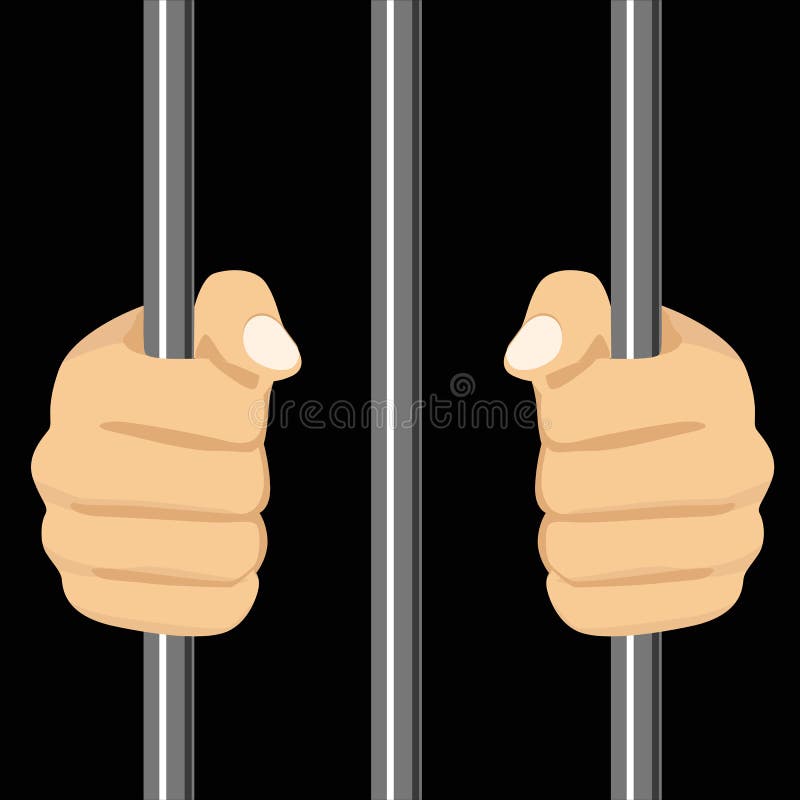 Persona atrapada stock de ilustración. Ilustración de justicia - 14333357