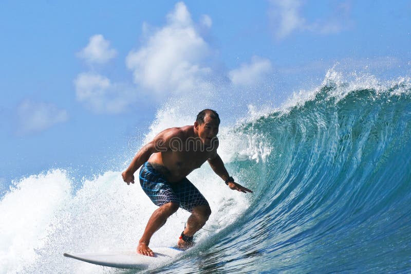 Persona Que Practica Surf Egan Inoue Que Practica Surf En Hawaii Foto ...