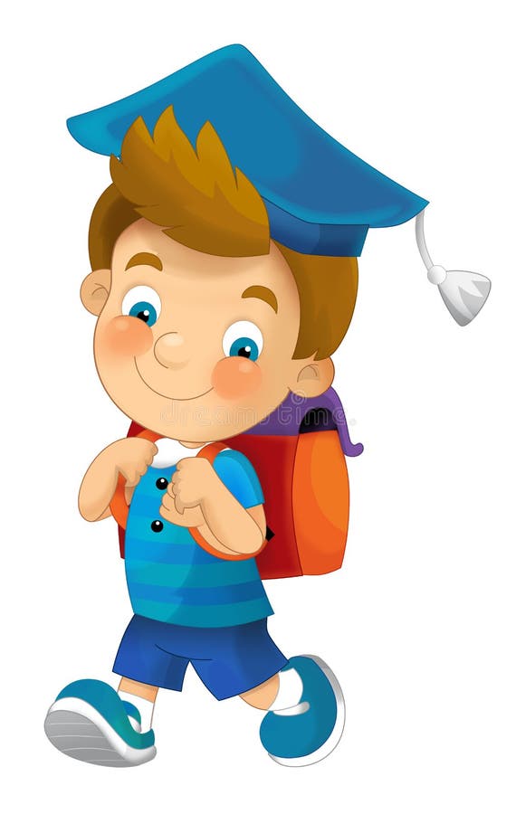Personaje De Dibujos Animados - Muchacho - Stock de ilustración ...