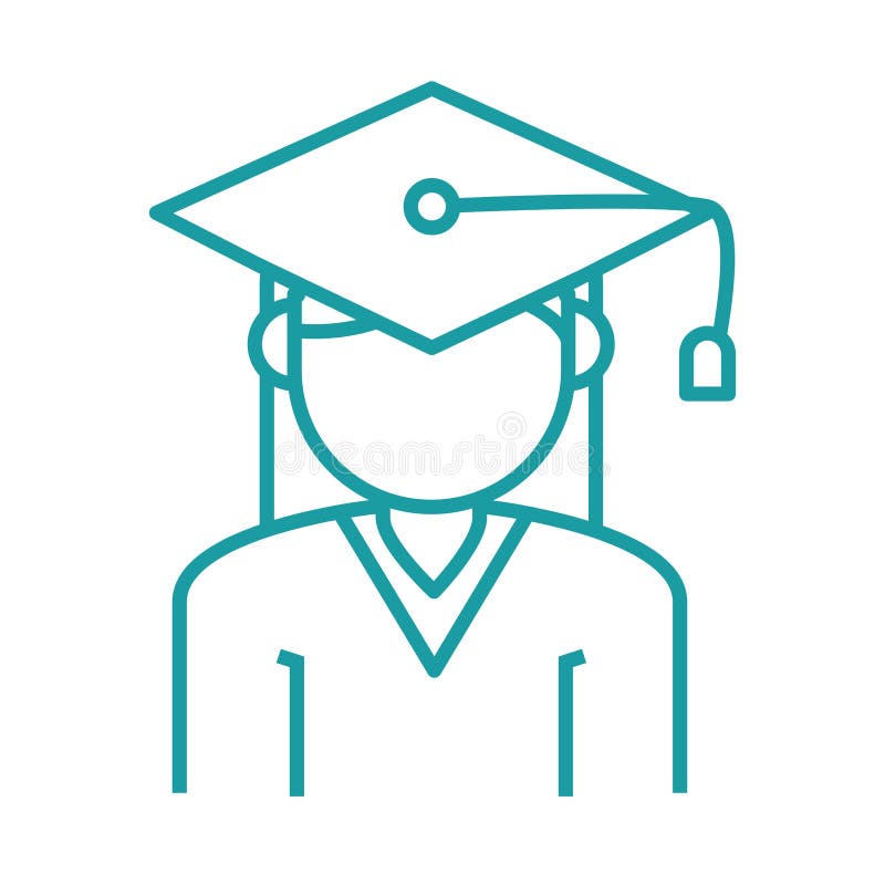 Personaje De Mujer Graduada Ilustración del Vector - Ilustración de ...