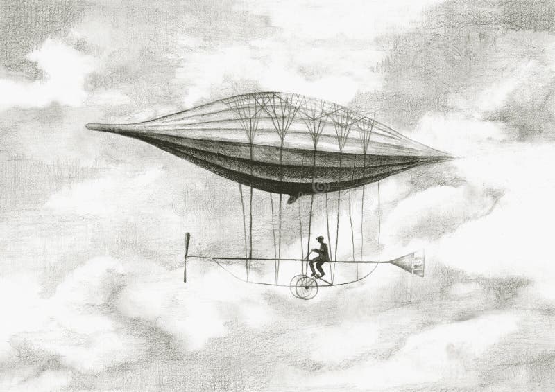 Personal Airships Stock Illustrations – 2 Personal Airships Stock ...