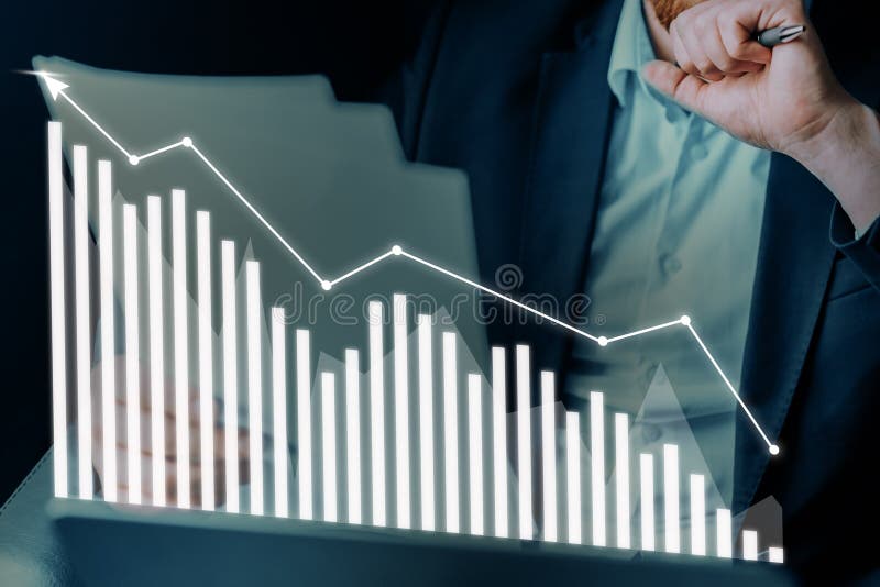 Personal Analyzes Business Growth Data with Graphs Stock Image - Image ...