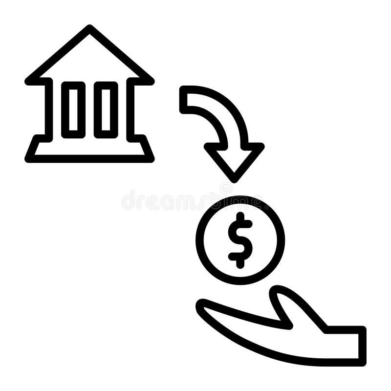 Loan stock vector. Illustration of bank, money, savings - 359136715
