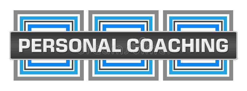 Life Coaching Pink Orange White Stock Illustration - Illustration of ...