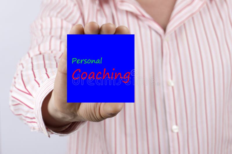 Personal Coaching Written on Card Stock Image - Image of knowledge ...