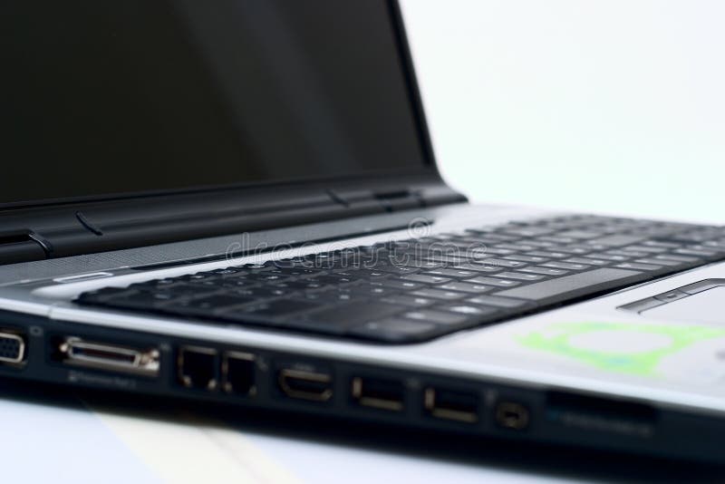 Laptop Ports editorial image. Image of power, internet - 162985