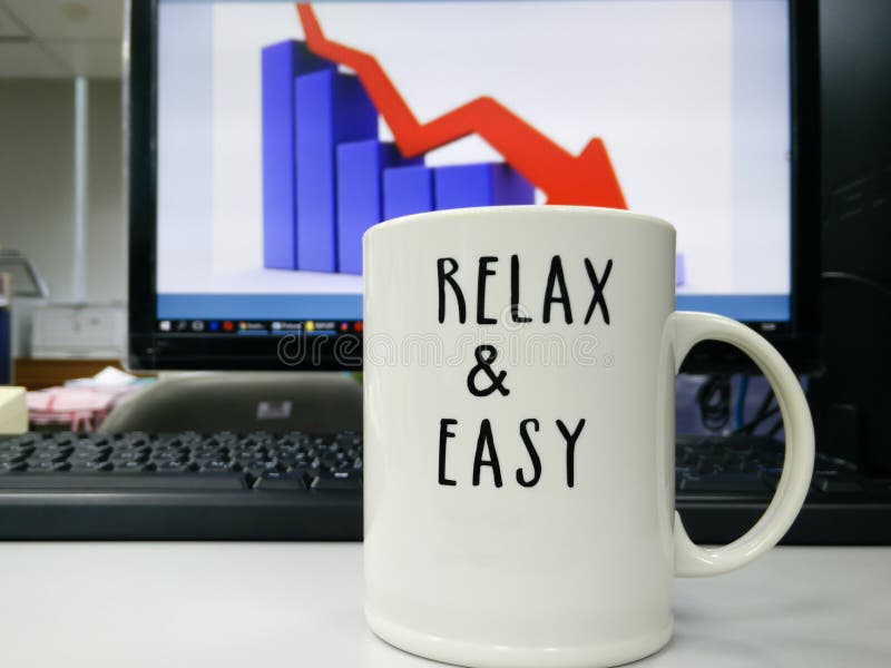 Personal Computer and a Cup Stock Photo - Image of technology, personal ...