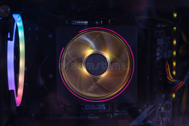 Personal Computer Hardware Lights Stock Photo - Image of business ...