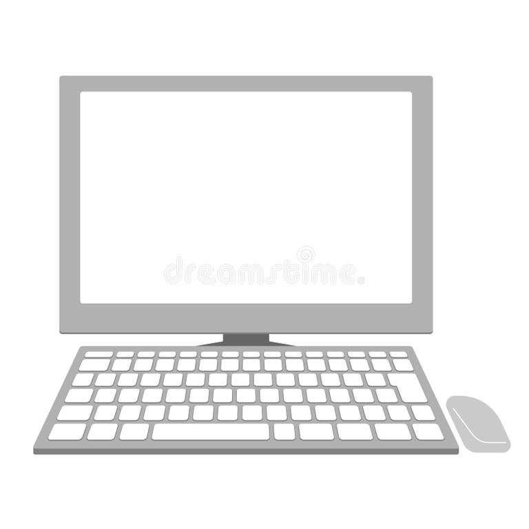 Personal Computer of Illustration Stock Vector - Illustration of ...