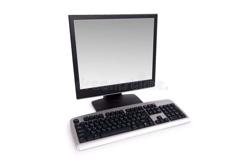 Desktop computer stock image. Image of screen, computer - 59737703