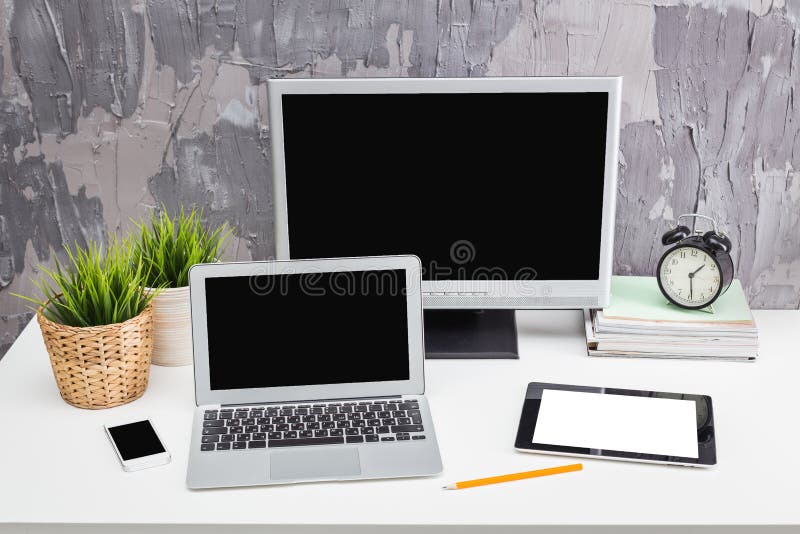 Personal computer stock illustration. Illustration of internet - 61749976