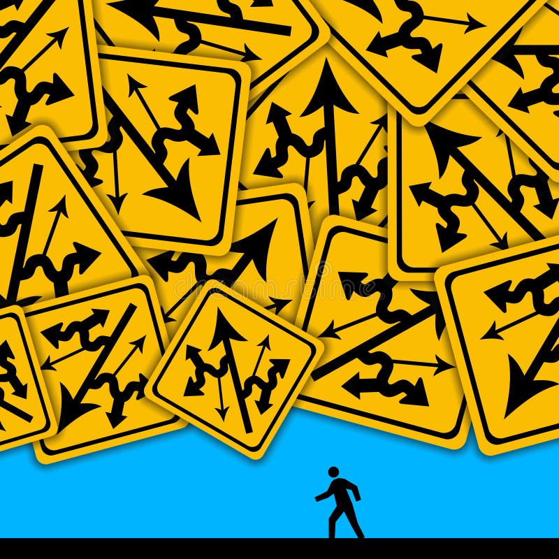 Good Way Bad Way Stock Illustrations – 644 Good Way Bad Way Stock ...