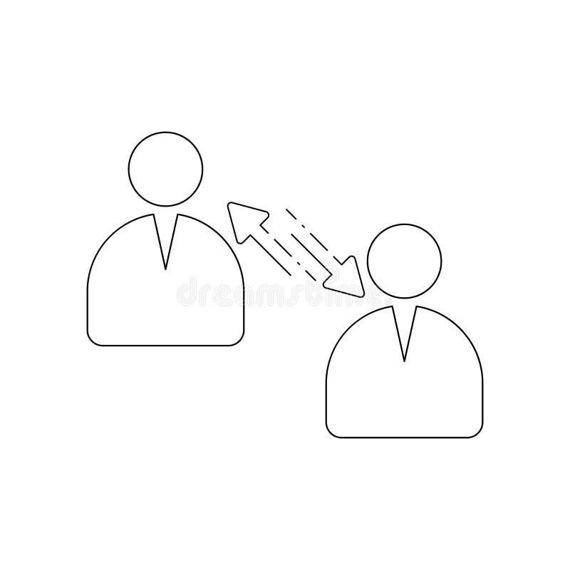 Personal Connection icon stock illustration. Illustration of icon ...