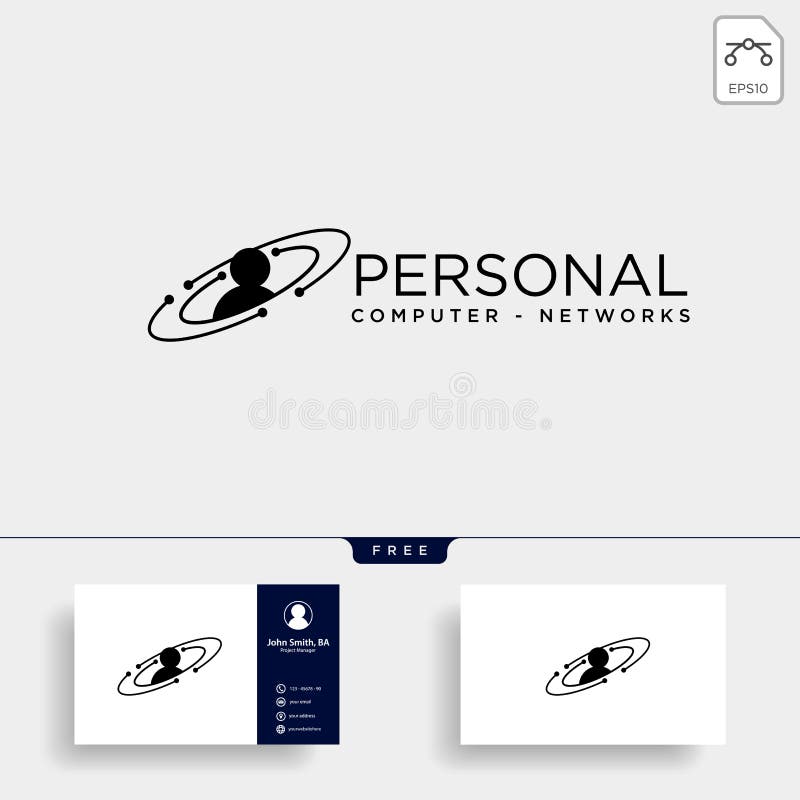 Personal Connectivity Network Logo Template Vector Illustration Icon ...