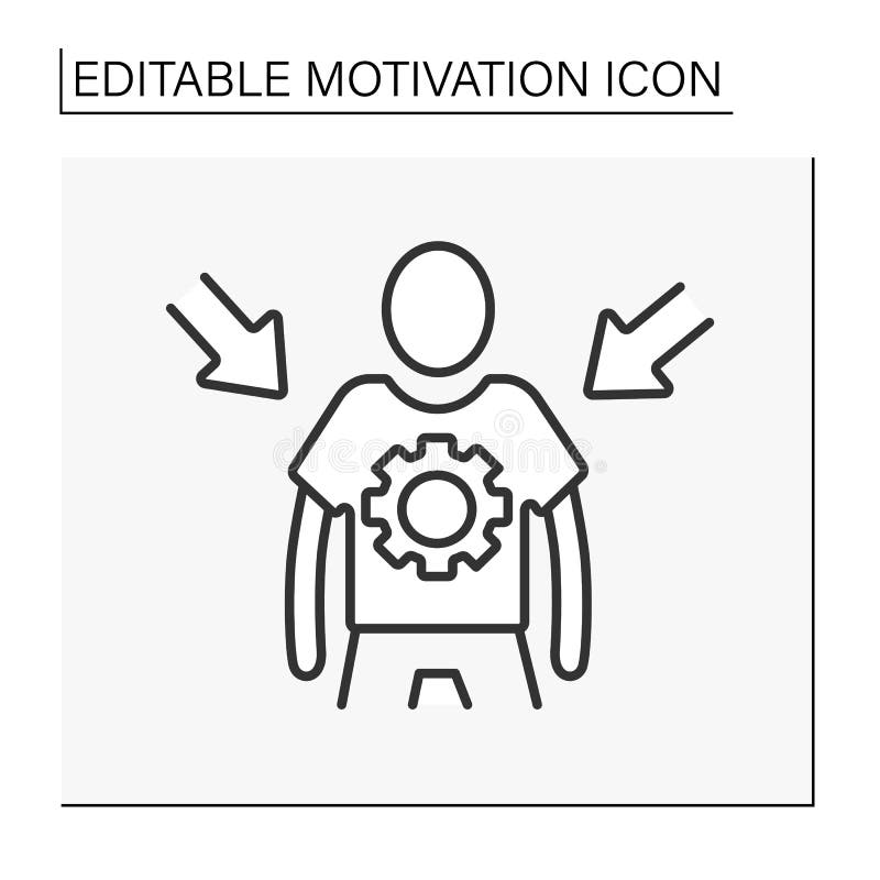 Personal control line icon stock vector. Illustration of line - 232108791