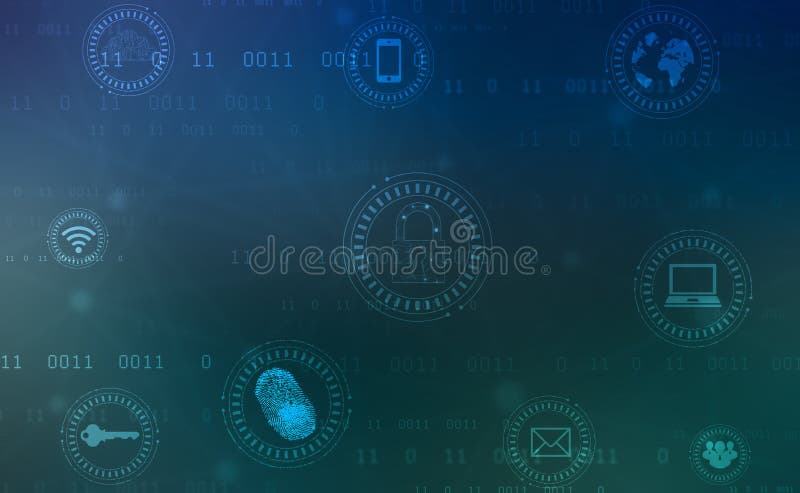 Personal Data Concept Technology Security Concept. Modern Safety ...